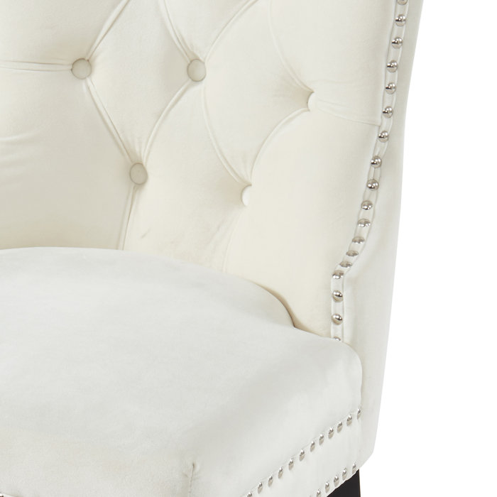 Gracie Oaks Kestrel Tufted Velvet Solid Back Parsons Chair & Reviews ...