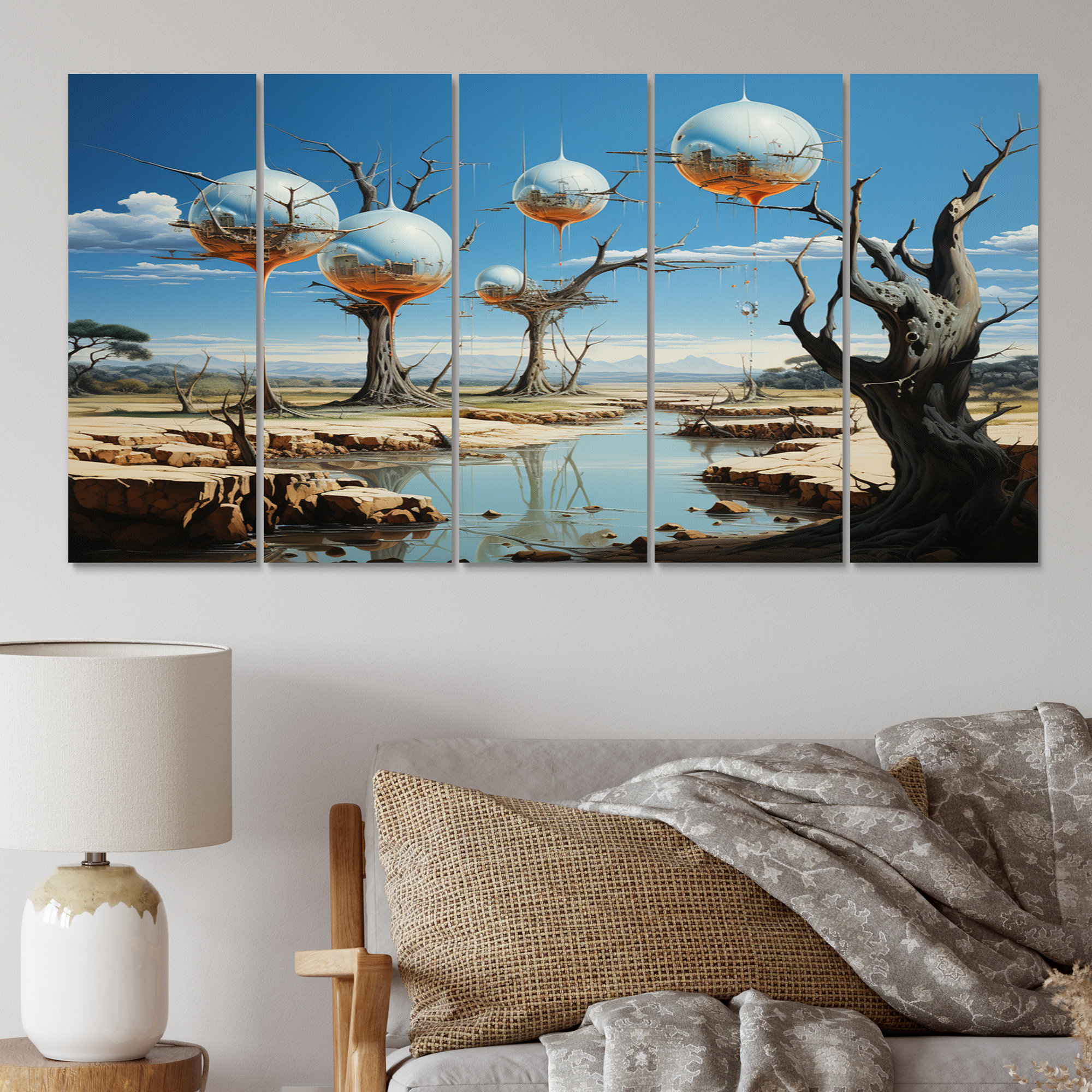 Wrought Studio™ Masterpiece The Persistence Of Memory Surrealism VI ...