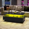 Wrought Studio™ Ellise LED Coffee Table with 4 Drawers & Reviews | Wayfair