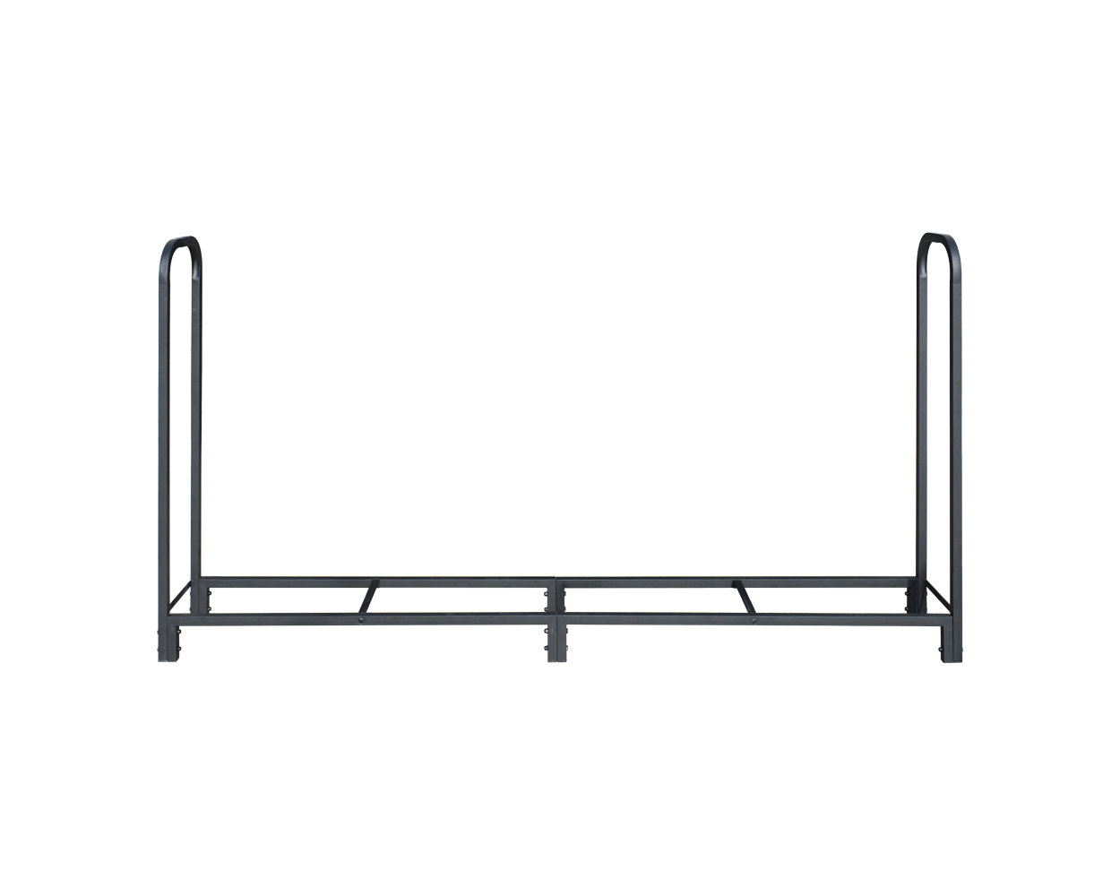 17 Stories Nikyah Nakano 96'' W Metal Log Rack | Wayfair