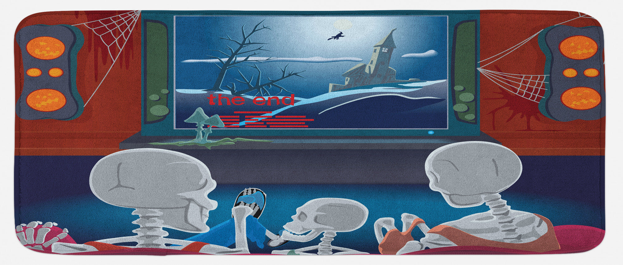 East Urban Home Movie Theater Kitchen Mat | Wayfair