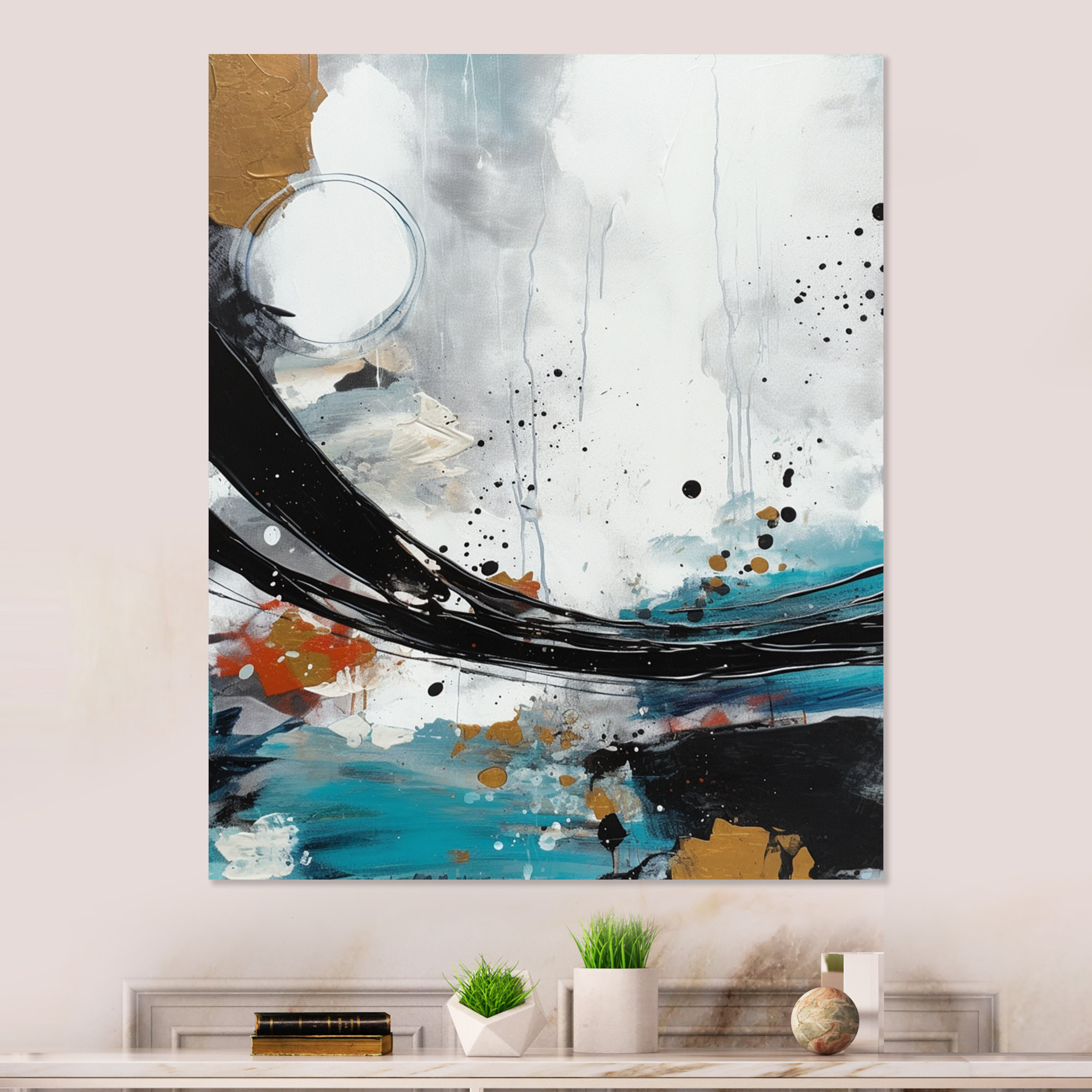 Ivy Bronx Exploring Boho Simplicity III - Abstract Metal Wall Décor ...