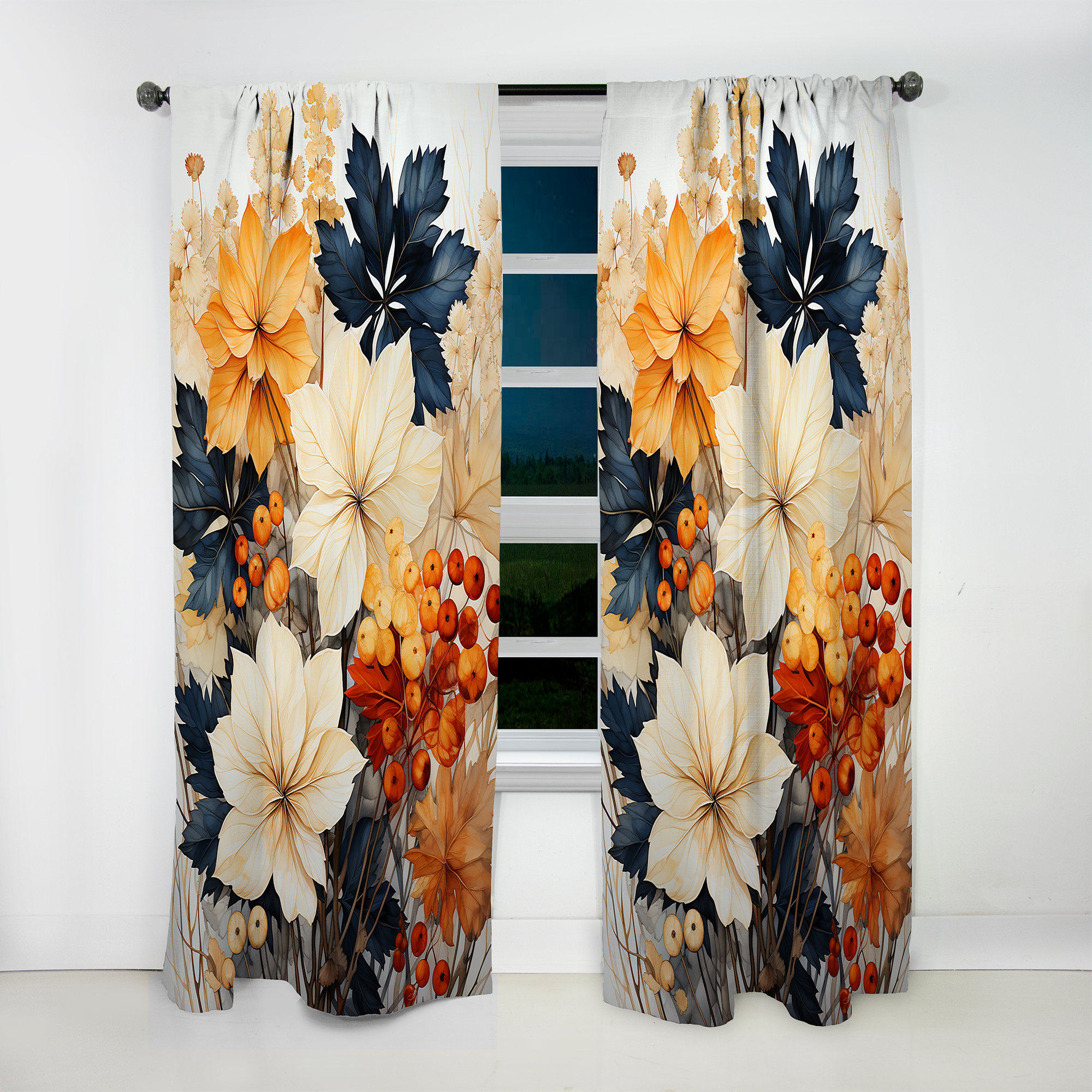 Wildon Home® Gurjeevan Leaves Autumn Palette Muted III - Traditional ...