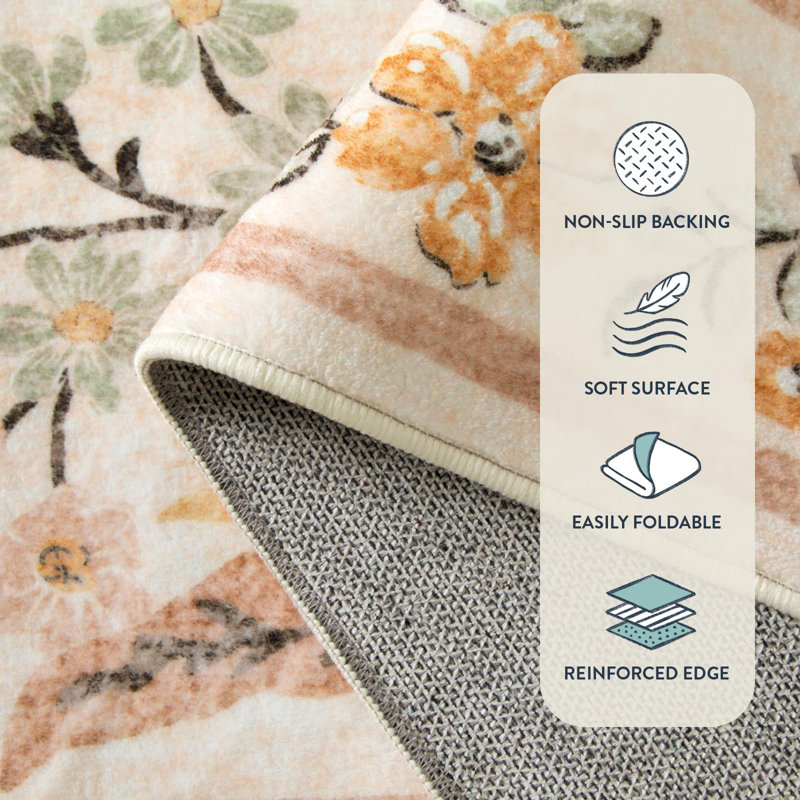 ENOLIL Boho Machine Washable Area Rugs 8x10,Large Rugs for Living Room ...