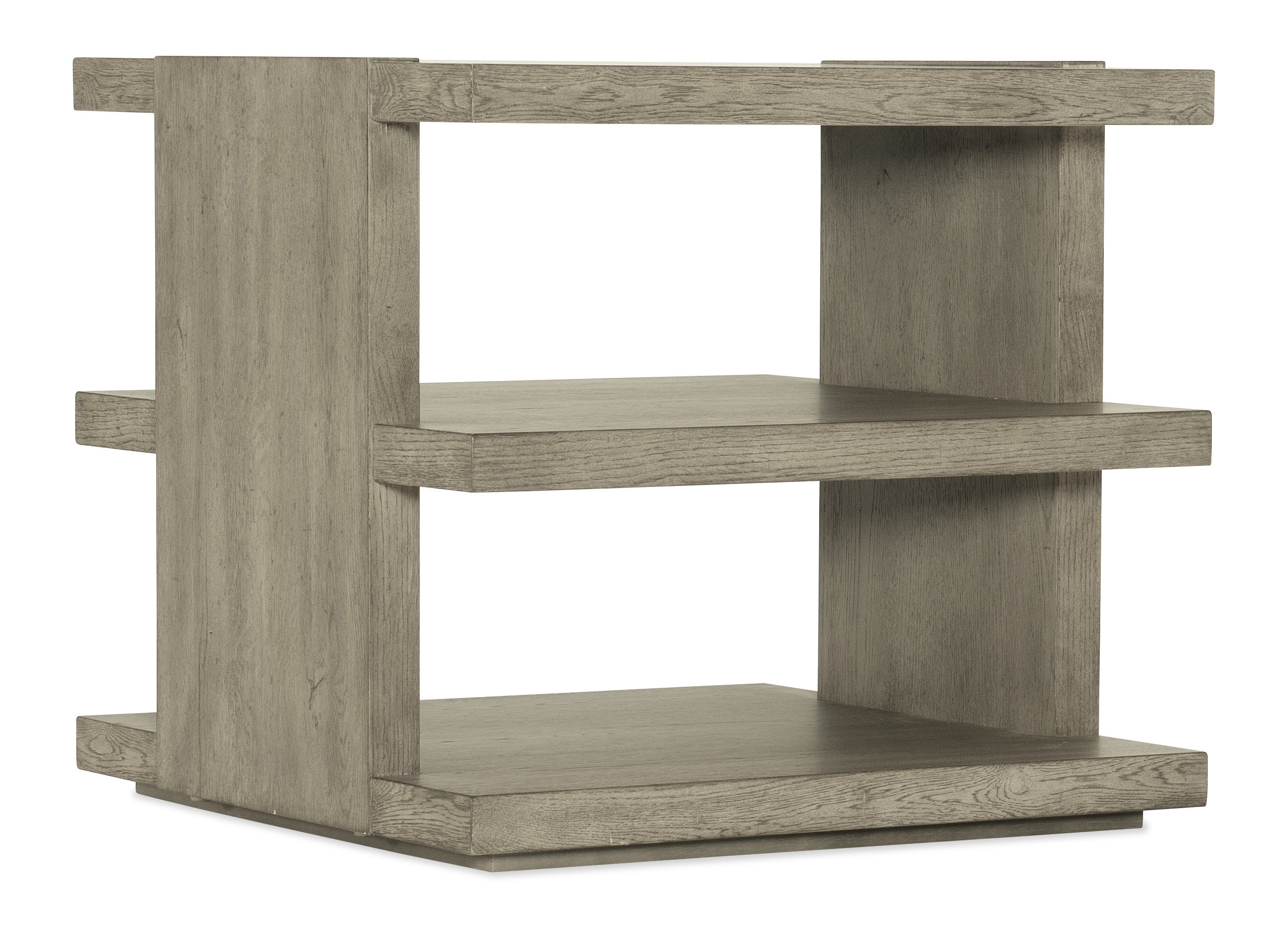 Hooker Furniture Linville Falls Floor Shelf End Table with Storage ...