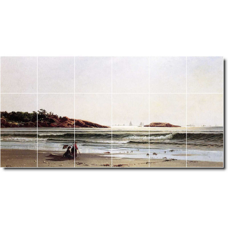 Picture-Tiles.com 72" x 36" Ceramic Painting Decorative Mural Tile 12 ...