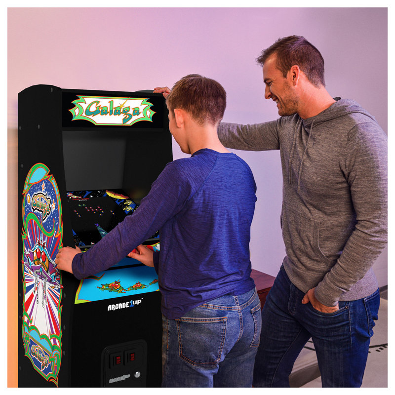 Arcade 1Up Arcade1Up GALAGA Deluxe 14 Games in 1, 5 Foot Stand-Up ...