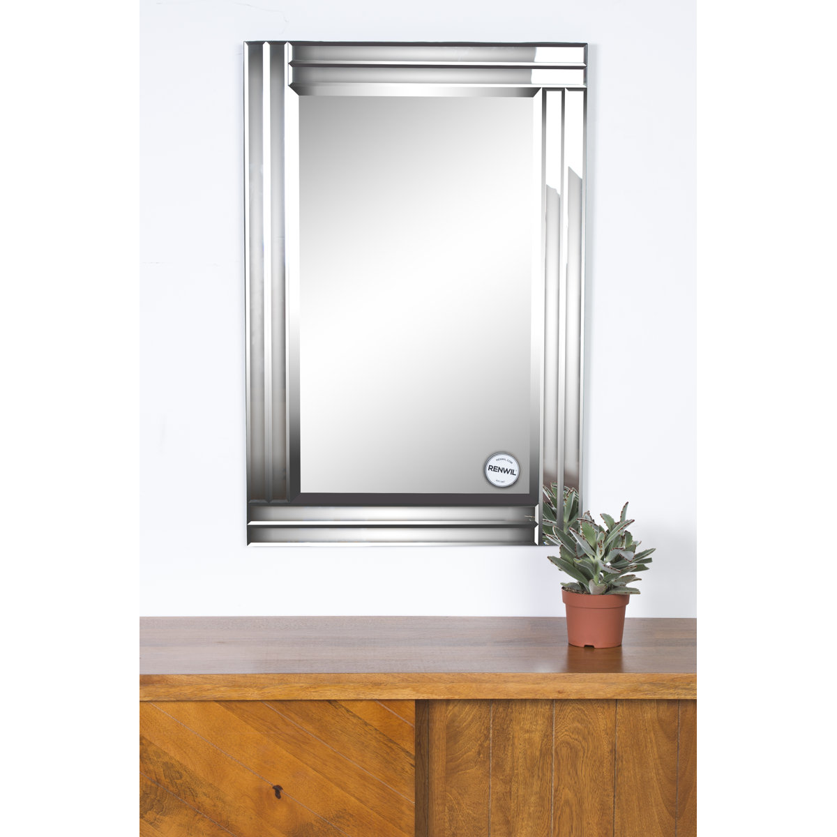 House of Hampton Alfredo Modern & Contemporary Accent Framed Rectangle ...
