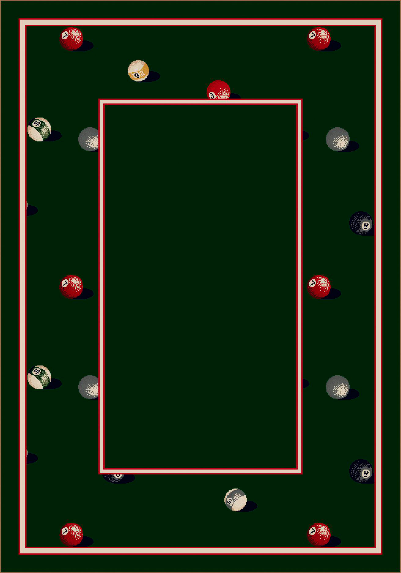 Milliken Billiards Emerald Area Rug "& Reviews" | Wayfair