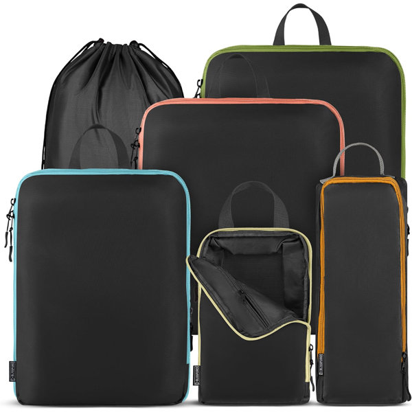 Rebrilliant Compression Bags, Packing Cubes for Carry-on Suitcases ...