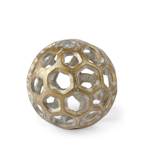 Trent Austin Design® Reeser Metal Decorative Orb Tabletop Sculpture ...