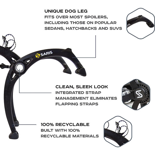SARIS Steel Surface Mounted Bike Rack | Wayfair
