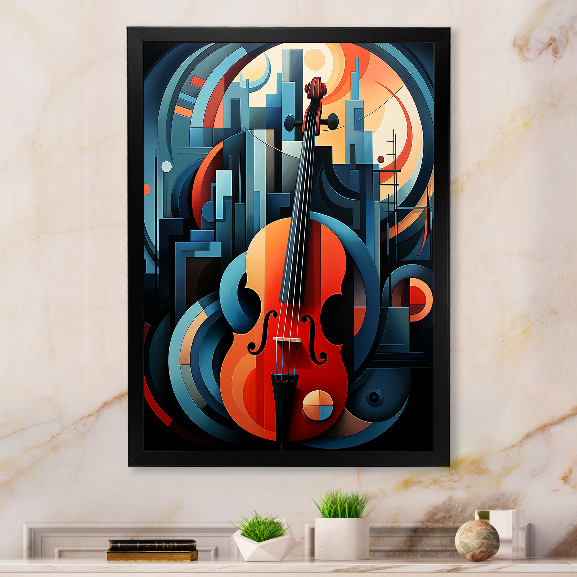Ivy Bronx Elegant Violin Music Harmony I - Music Wall Art | Wayfair