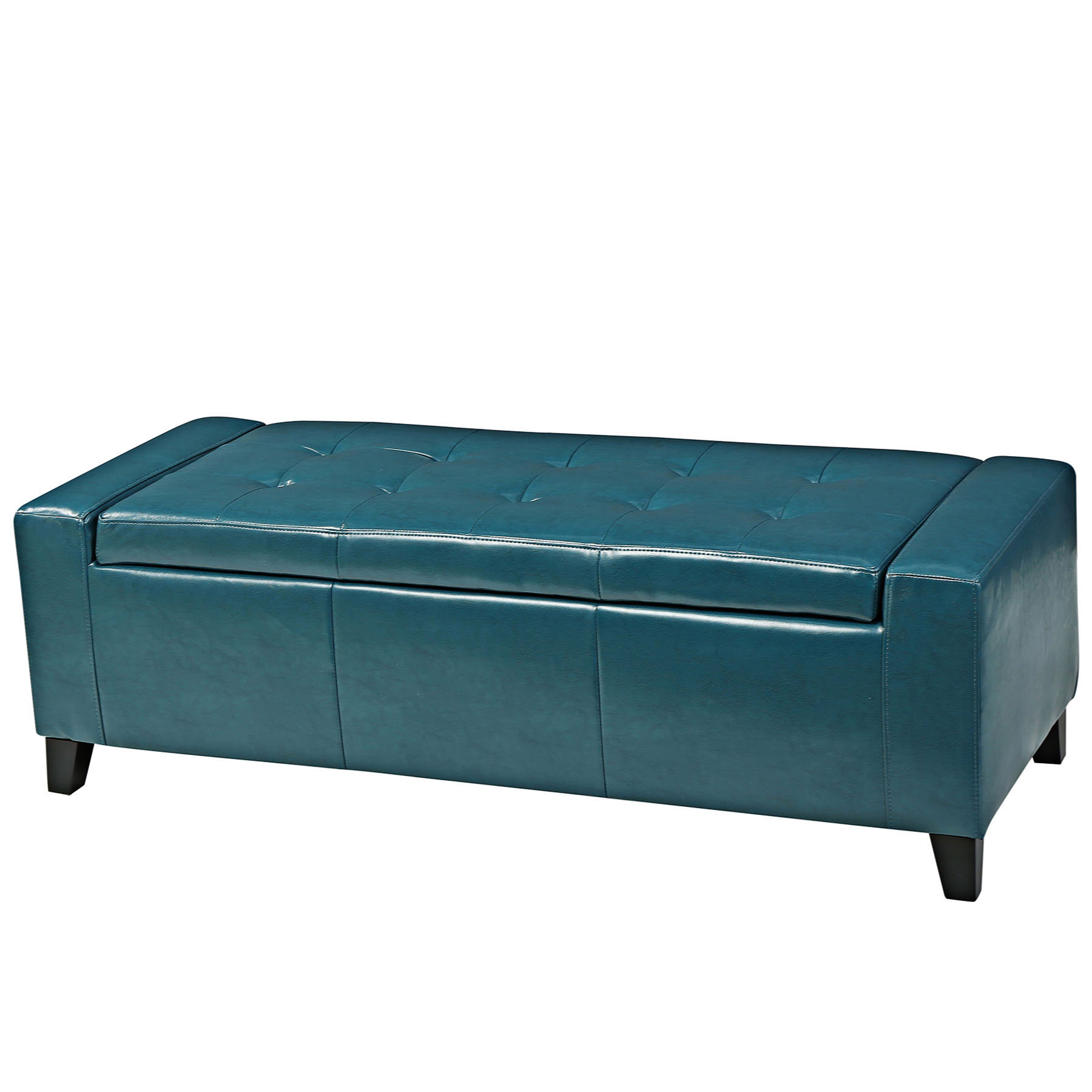 Mercer41 Lelaina Faux Leather Upholstered Storage Bench | Wayfair