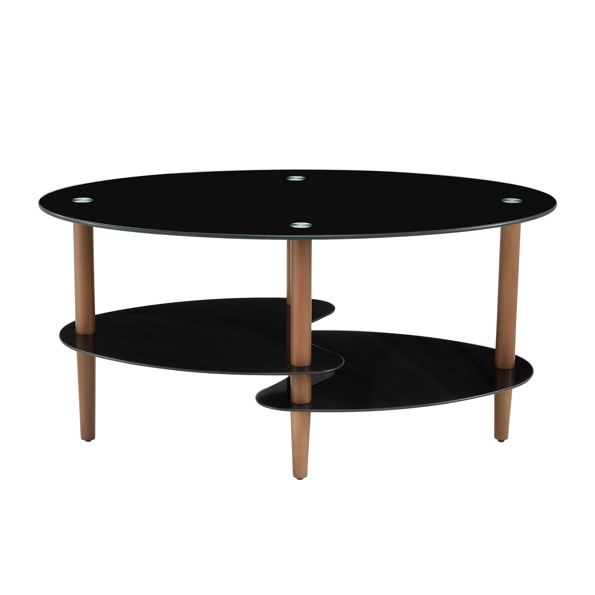 Wrought Studio Kafi Glass Top Coffee Table | Wayfair