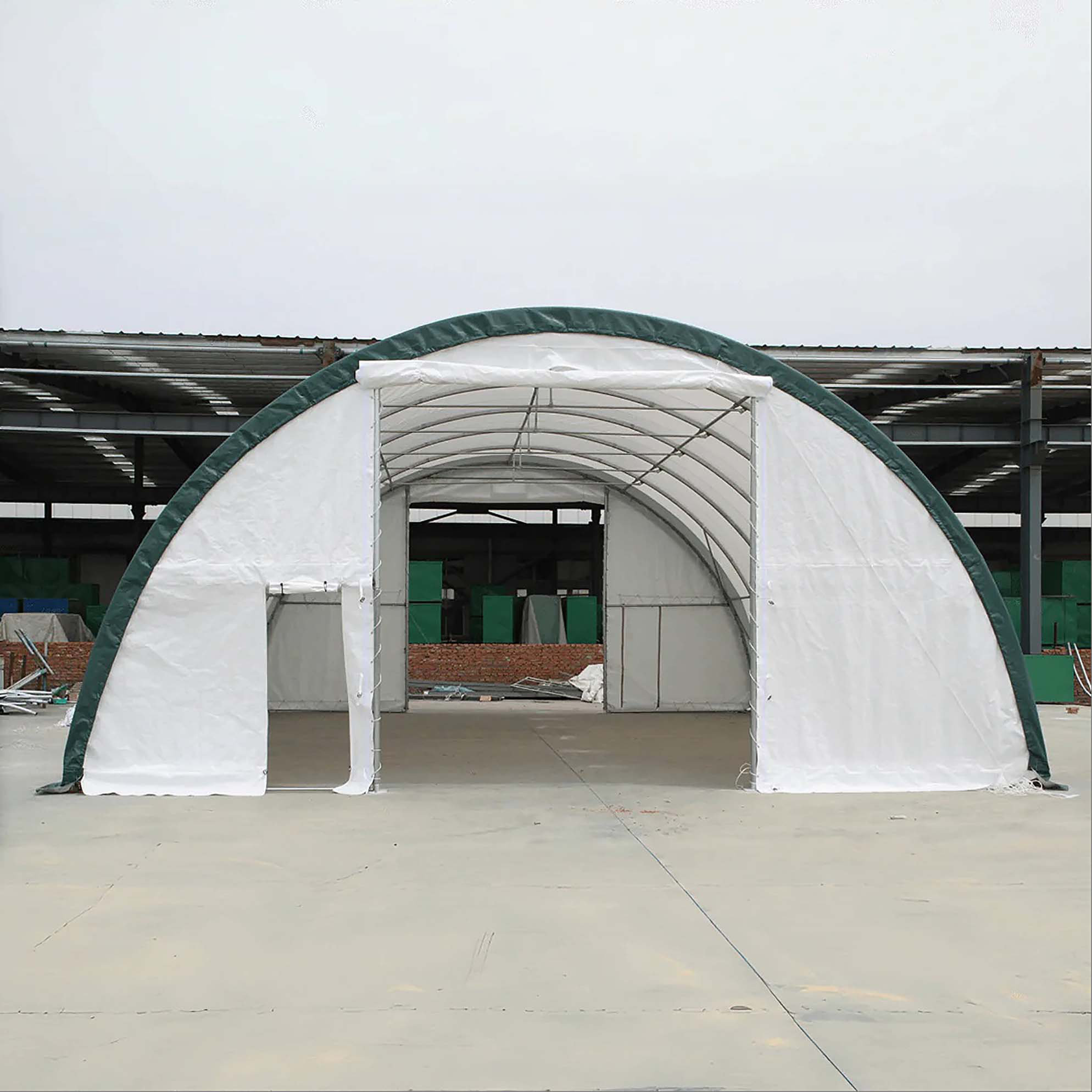 DSUNNER Single Truss Arch Storage Shelter W30'xl40'xh15' 11Oz | Wayfair