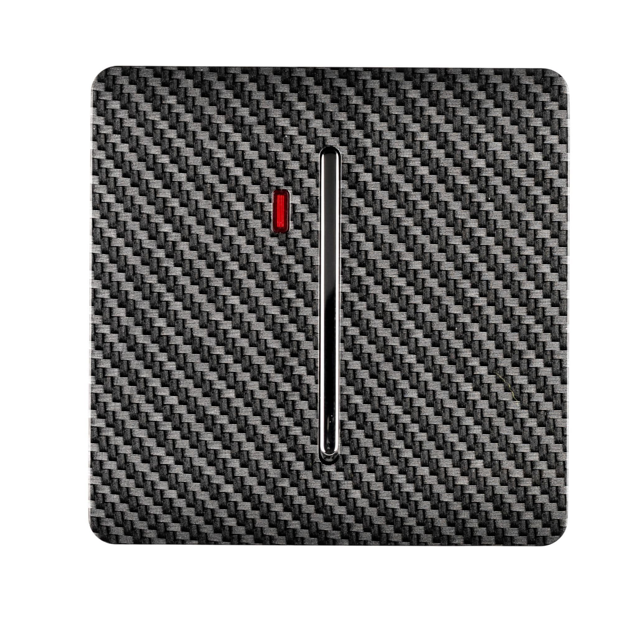 Trendi Switch 1 Gang 45 Amp Cooker Switch with Neonin Carbon Fibre ...