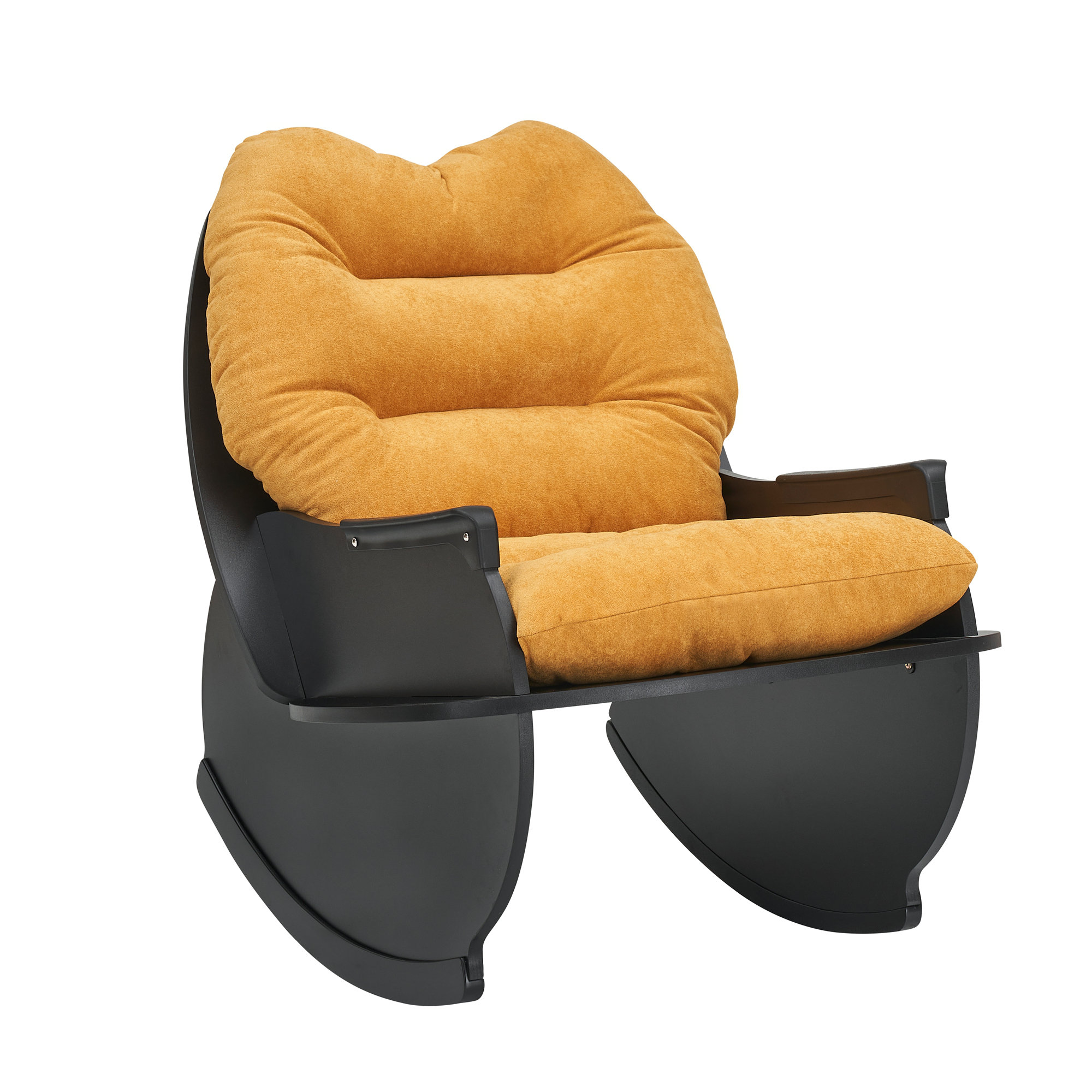 George Oliver Fashion Rocking Chair, Single Seat, Balcony Casual ...