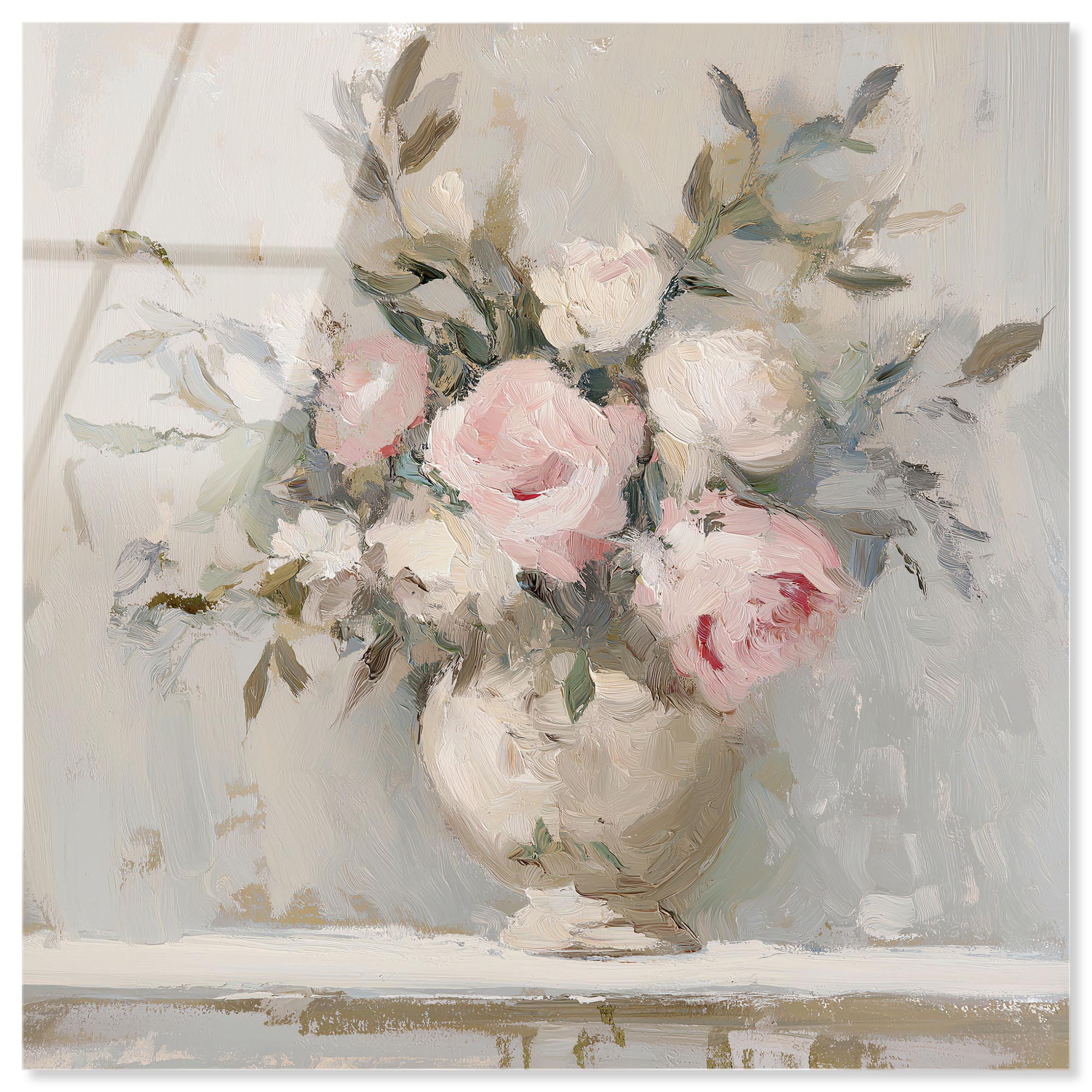 Art Remedy Room Flowers I Botanical Art Acrylic Print by Art Remedy ...