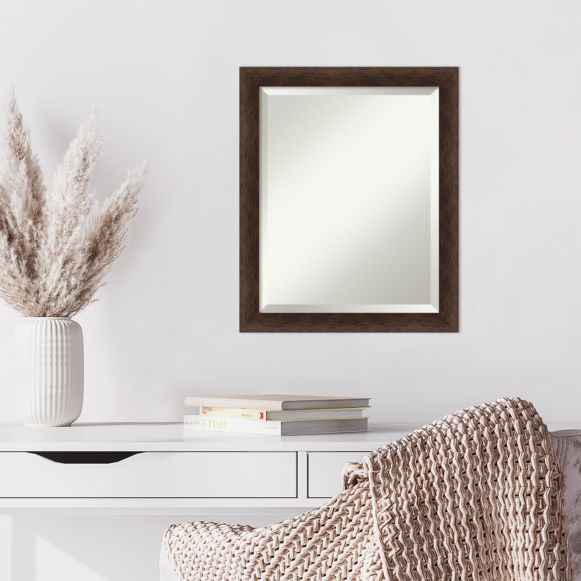 Loon Peak Hamim Wood Wall Mirror - Wayfair Canada