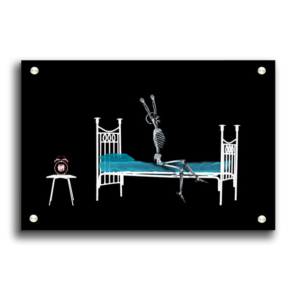 East Urban Home Skeleton Alarm Clock - No Frame Print | Wayfair.co.uk