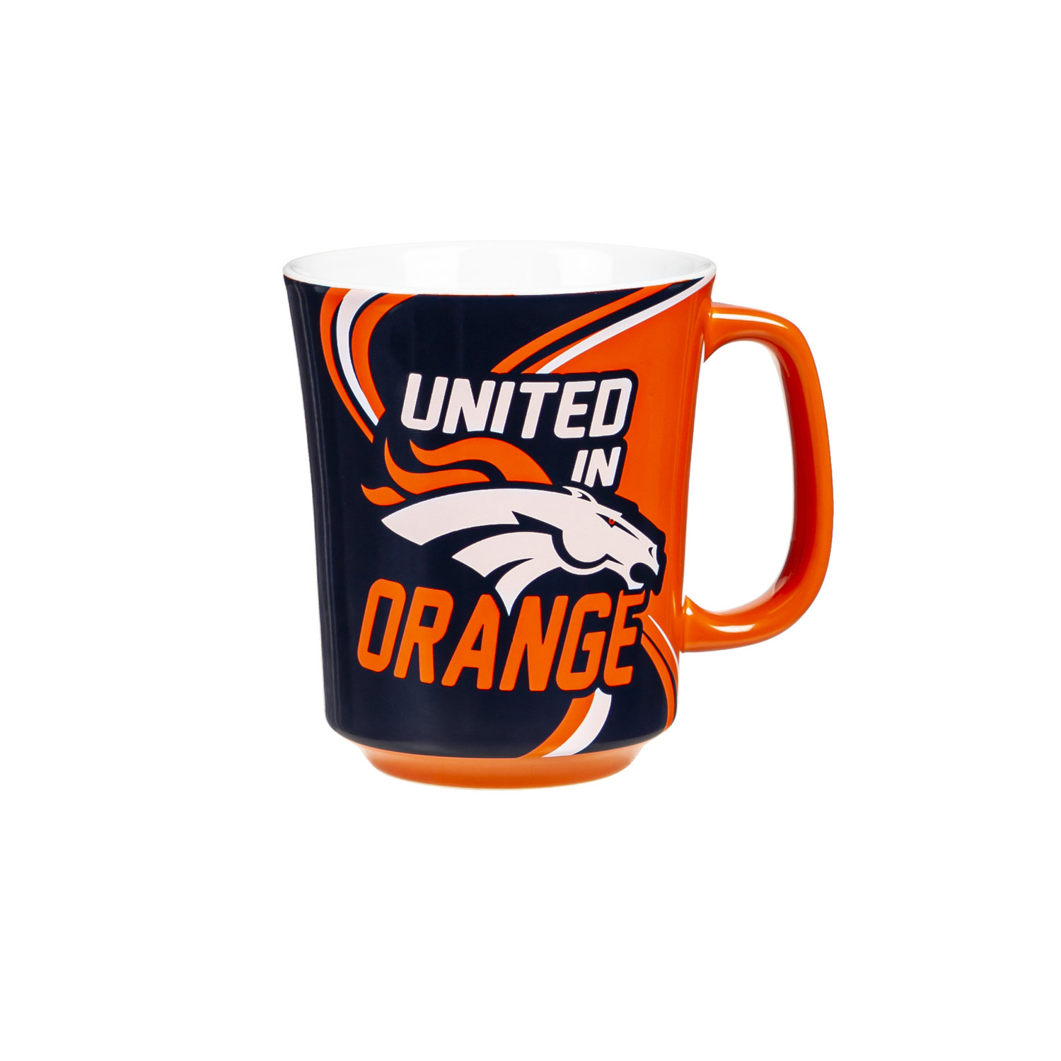 Evergreen Enterprises, Inc Denver Broncos, 14Oz Ceramic With Matching ...