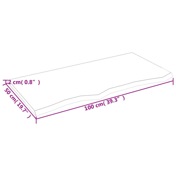 VidaXL Wave Table Top | Wayfair