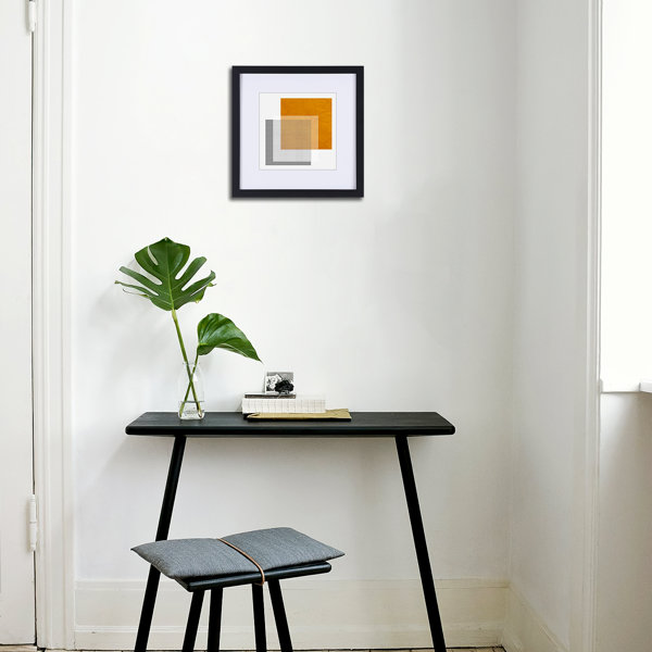 Wrought Studio Abstract Geometric by Danson - Picture Frame Graphic Art ...