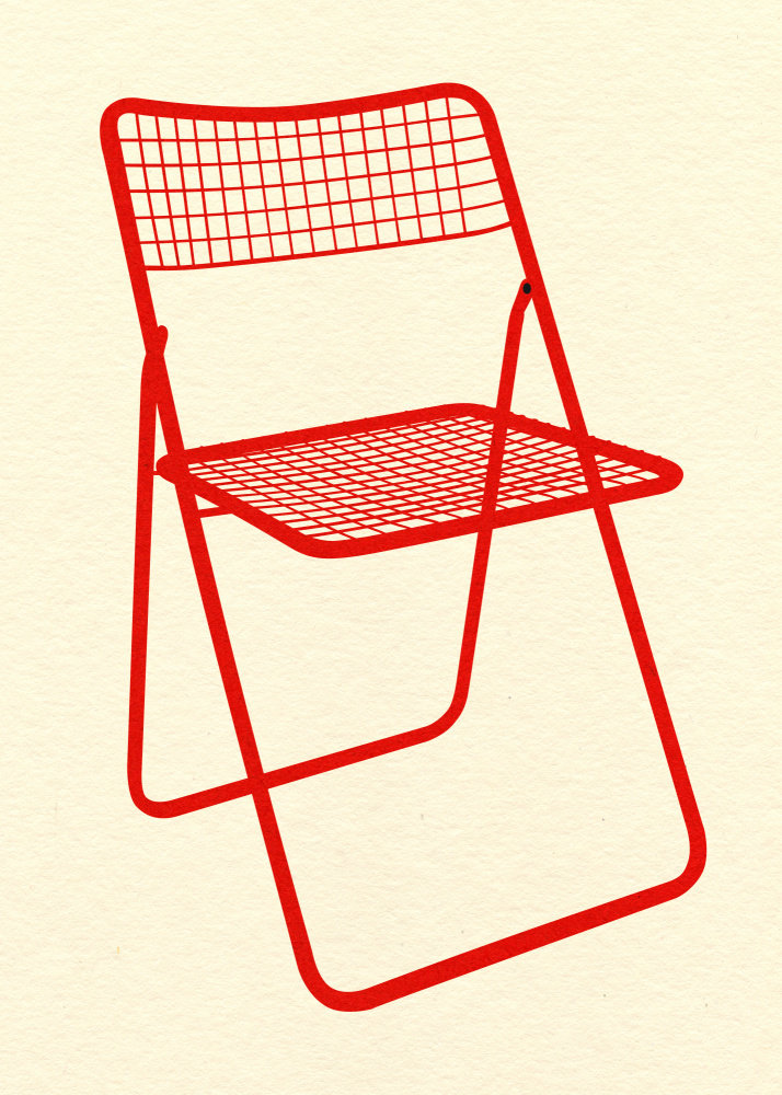 Corrigan Studio Ted Net Chair Red | Wayfair.co.uk