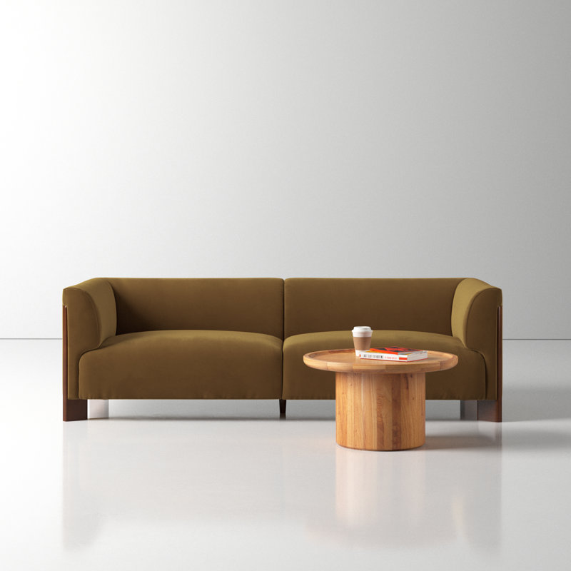 AllModern Wanetta 88'' Upholstered Sofa With Solid Wood Leg & Reviews ...