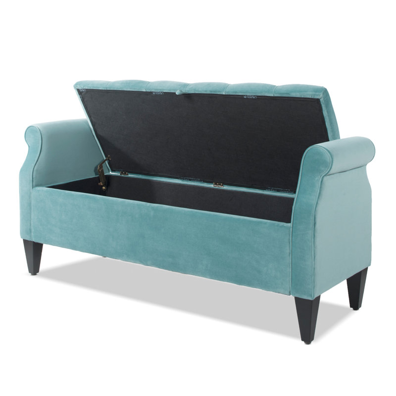 Red Barrel Studio® Maconay Upholstered Storage Bench & Reviews | Wayfair
