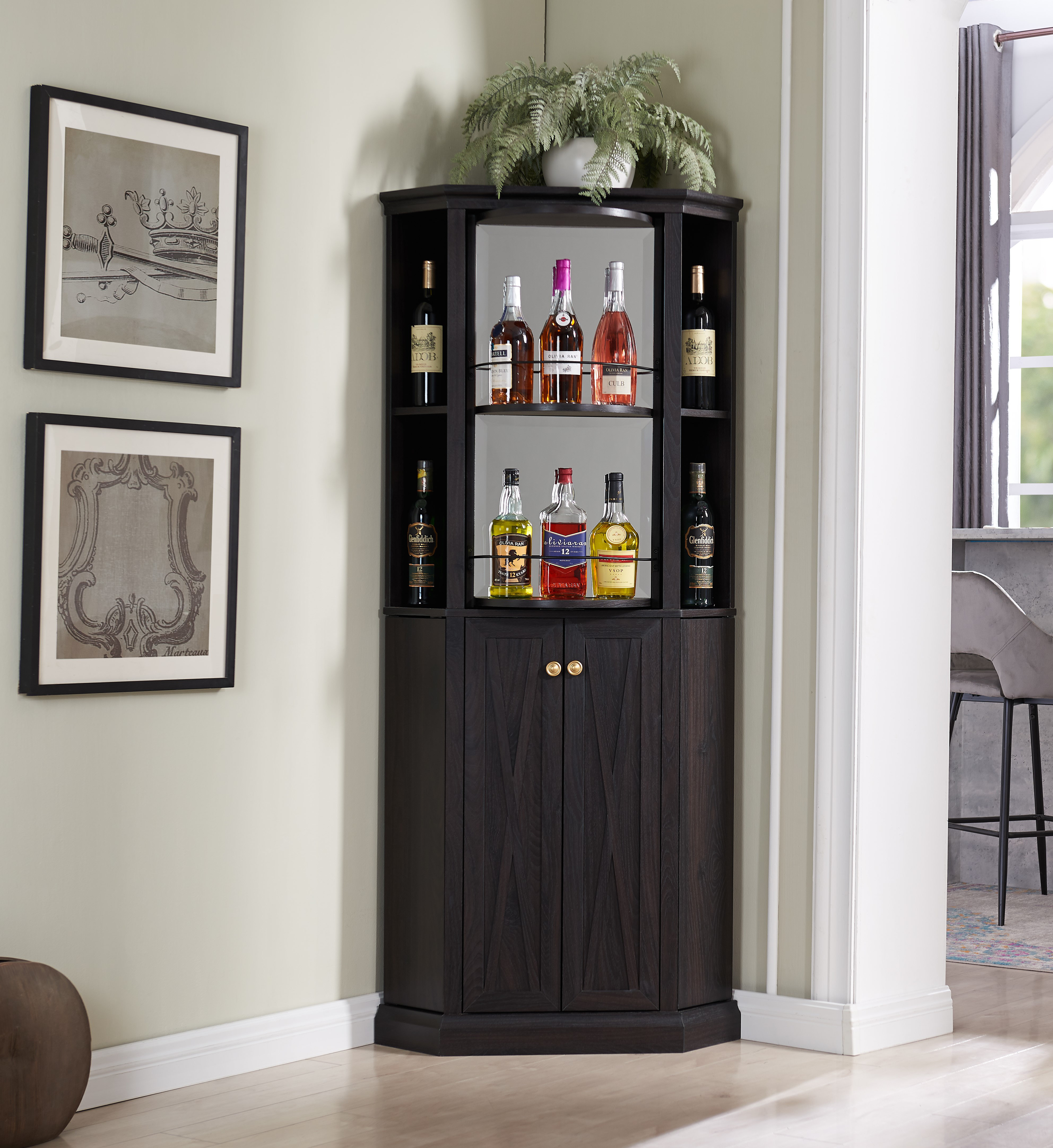 Laurel Foundry Modern Farmhouse Ian 29.68'' Bar Cabinet & Reviews | Wayfair
