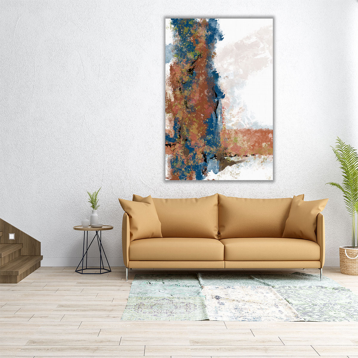 Latitude Run® Sedona Swoosh 1 - Canvas Print Wall Art | Wayfair