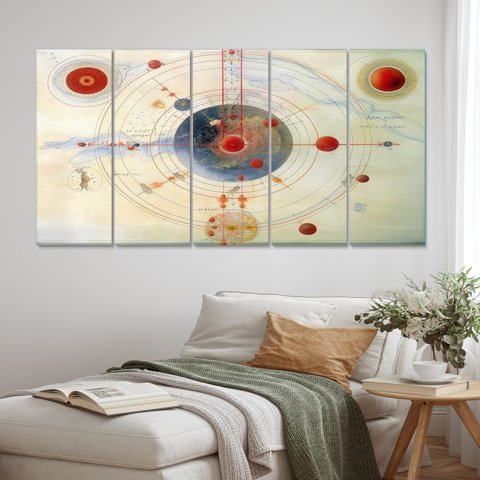 George Oliver Cosmic Blueprint Vintage Universe Illustration I ...