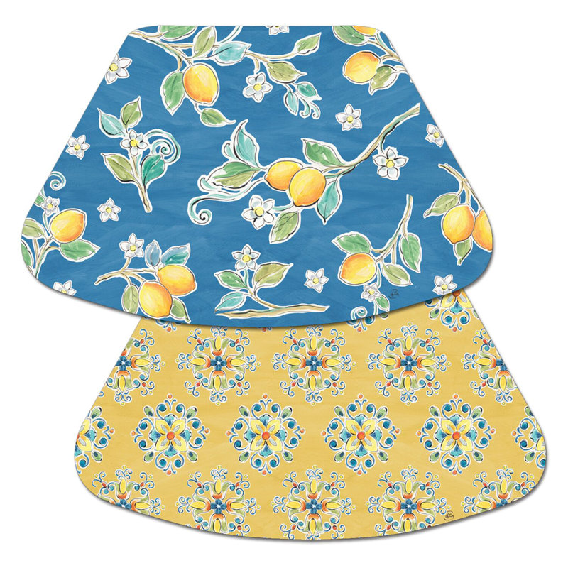Rosalind Wheeler Cheadle Reversible Wedge 4 Piece Placemat Set ...