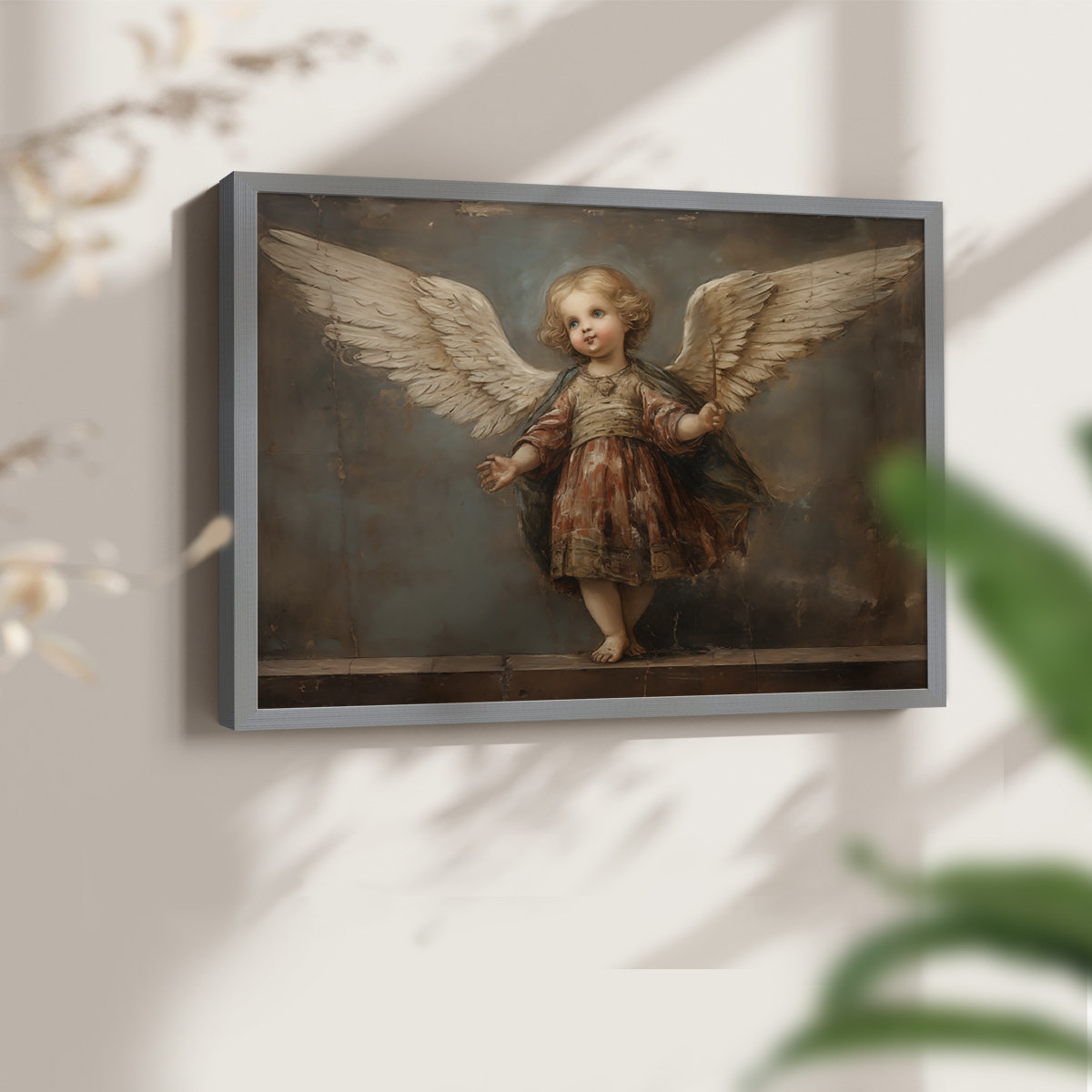 Trinx Angels From Above-LXVII -Framed Print - Restickable | Wayfair