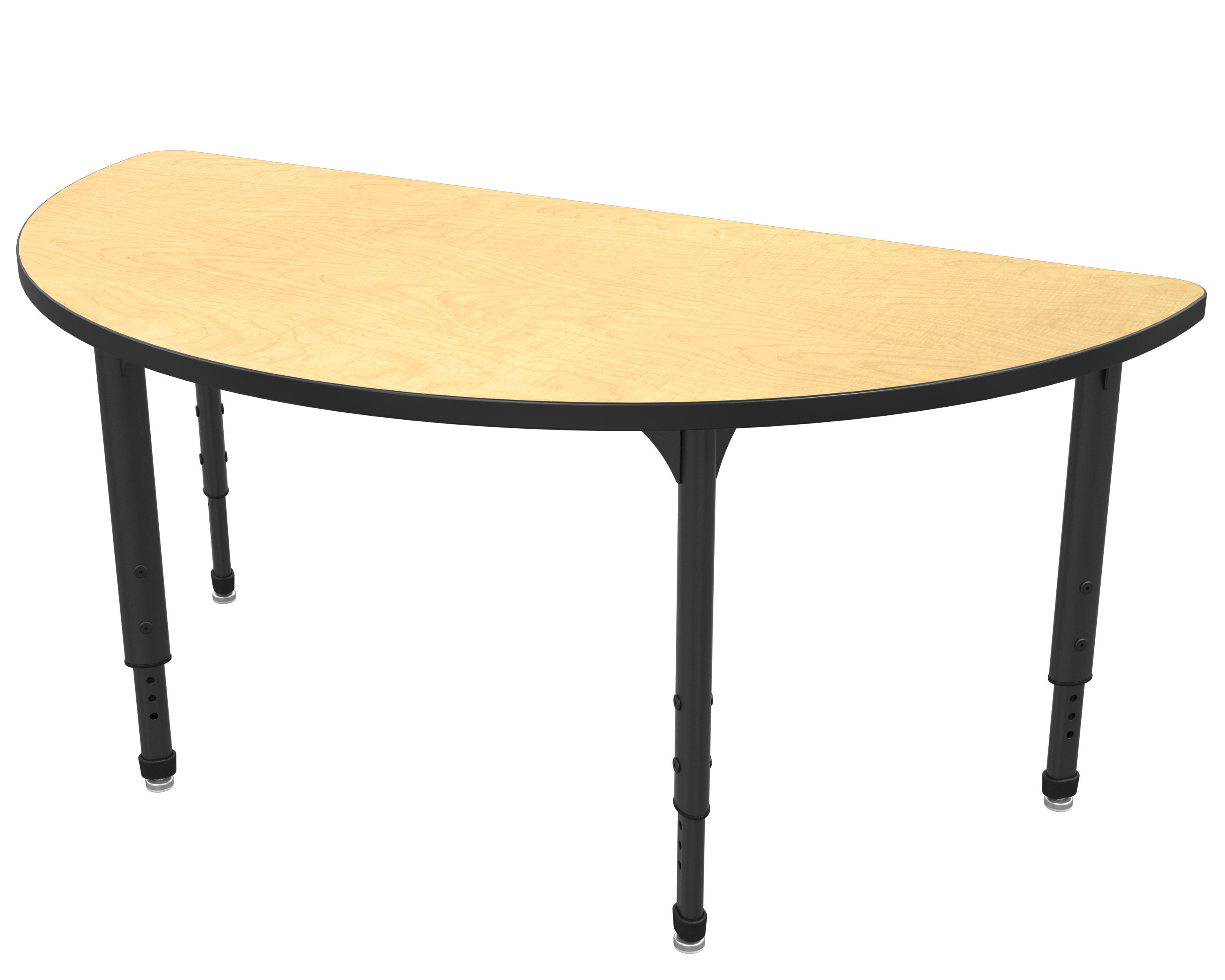 Marco Apex Series Adjustable Height Half-Round Activity Table | Wayfair