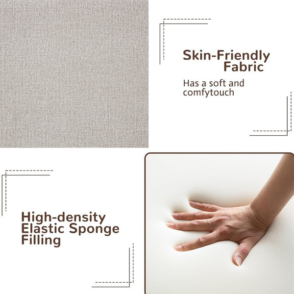 Hokku Designs Jahmere Polyester Upholstered Storage Bench | Wayfair