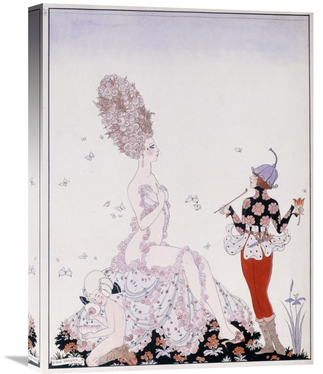 Global Gallery 'Mother Nature' by Georges Barbier Painting Print on ...