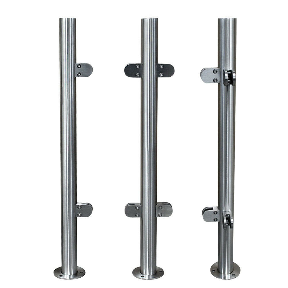 YYBSH Stainless Steel Railing Post (Middle Post) | Wayfair