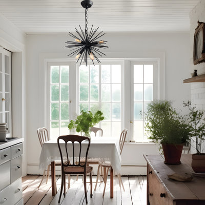 Wrought Studio Chemeka 6 - Light Sputnik Sphere Chandelier | Wayfair