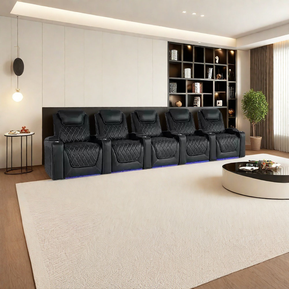 ANCOREY Home theater electric function sofa | Wayfair