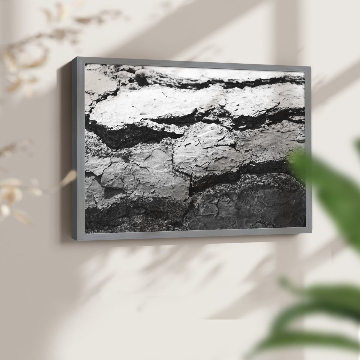 Millwood Pines Found Textures IV -Framed Print - Restickable | Wayfair