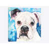 East Urban Home 'White Boxer II' Print on Canvas | Wayfair