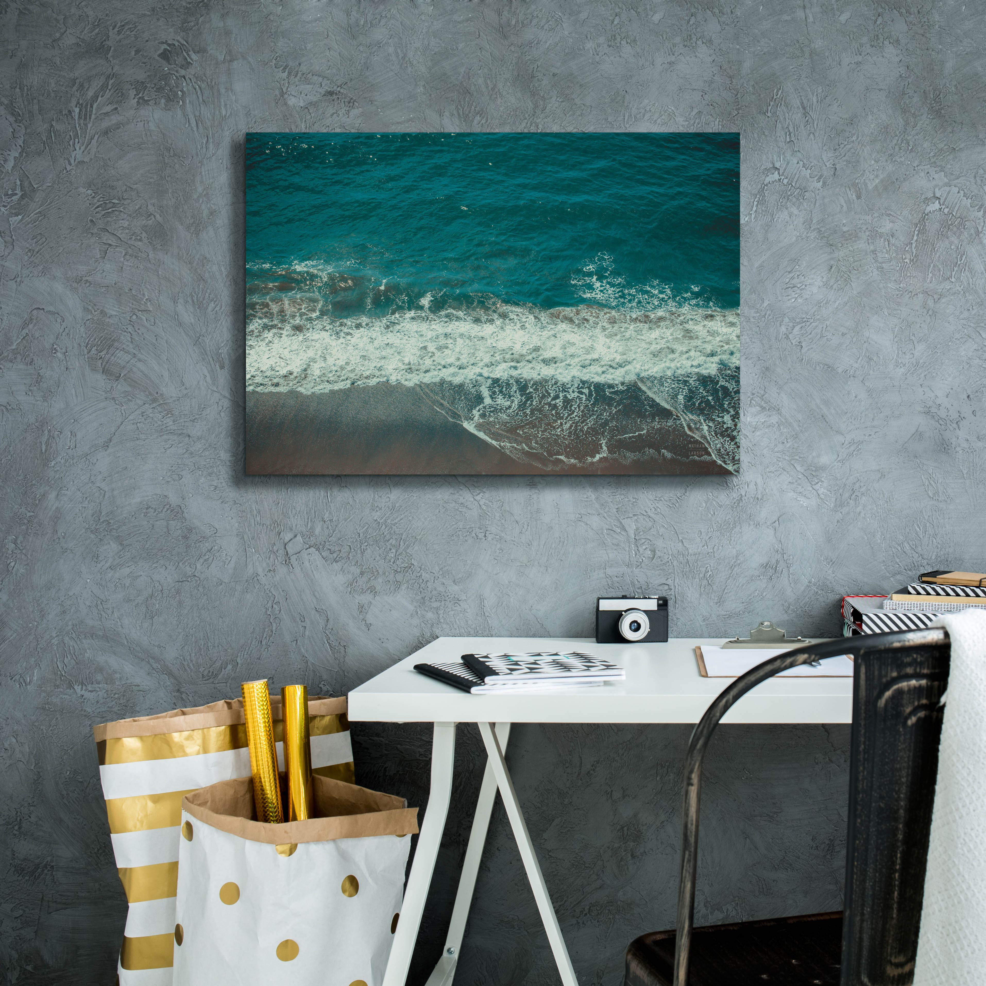 Highland Dunes ' Pacific Afternoon V' by Nathan Larson Canvas Wall Art ...