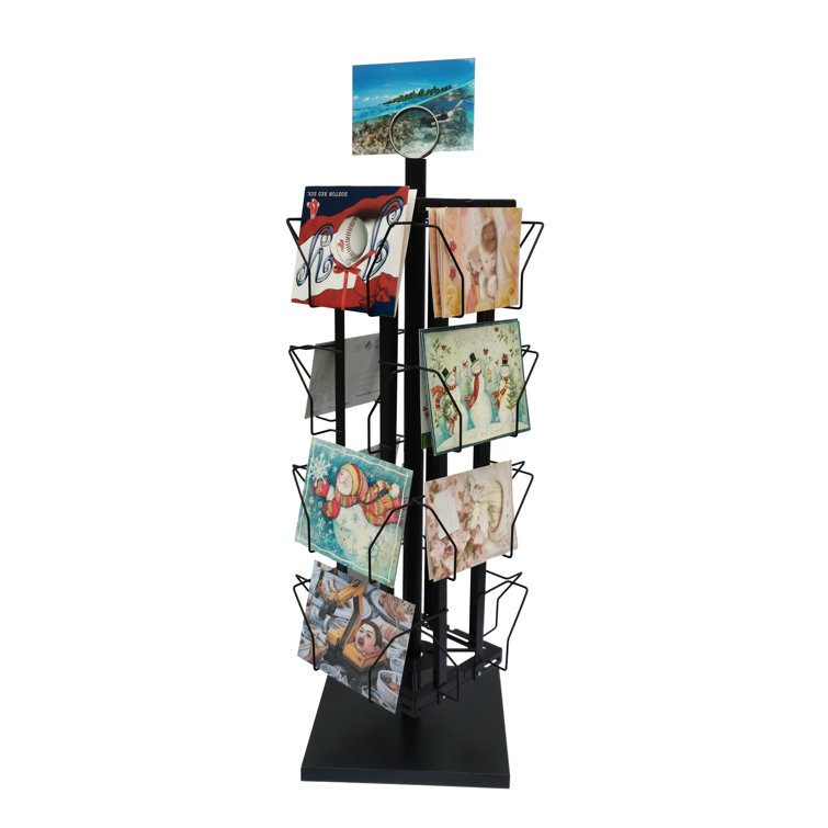 FixtureDisplays 16 Pockets Adjustable Greeting Card Rack 4x6"-7x5 ...