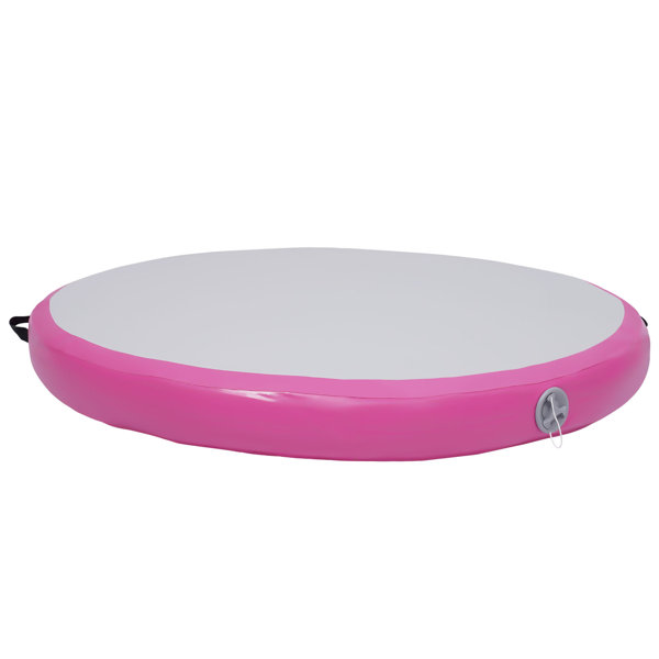 JOYDING Inflatable Yoga Mat Round Gymnastic Mat Waterproof | Wayfair