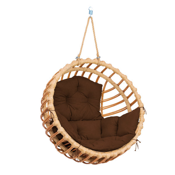 Bloomsbury Market Hand-Waved Ecological Swing Chair LENA From Willow ...