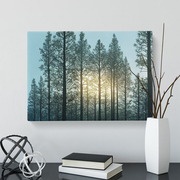 Alpen Home Sweet Pine Tree Forest - Wrapped Canvas Print | Wayfair.co.uk