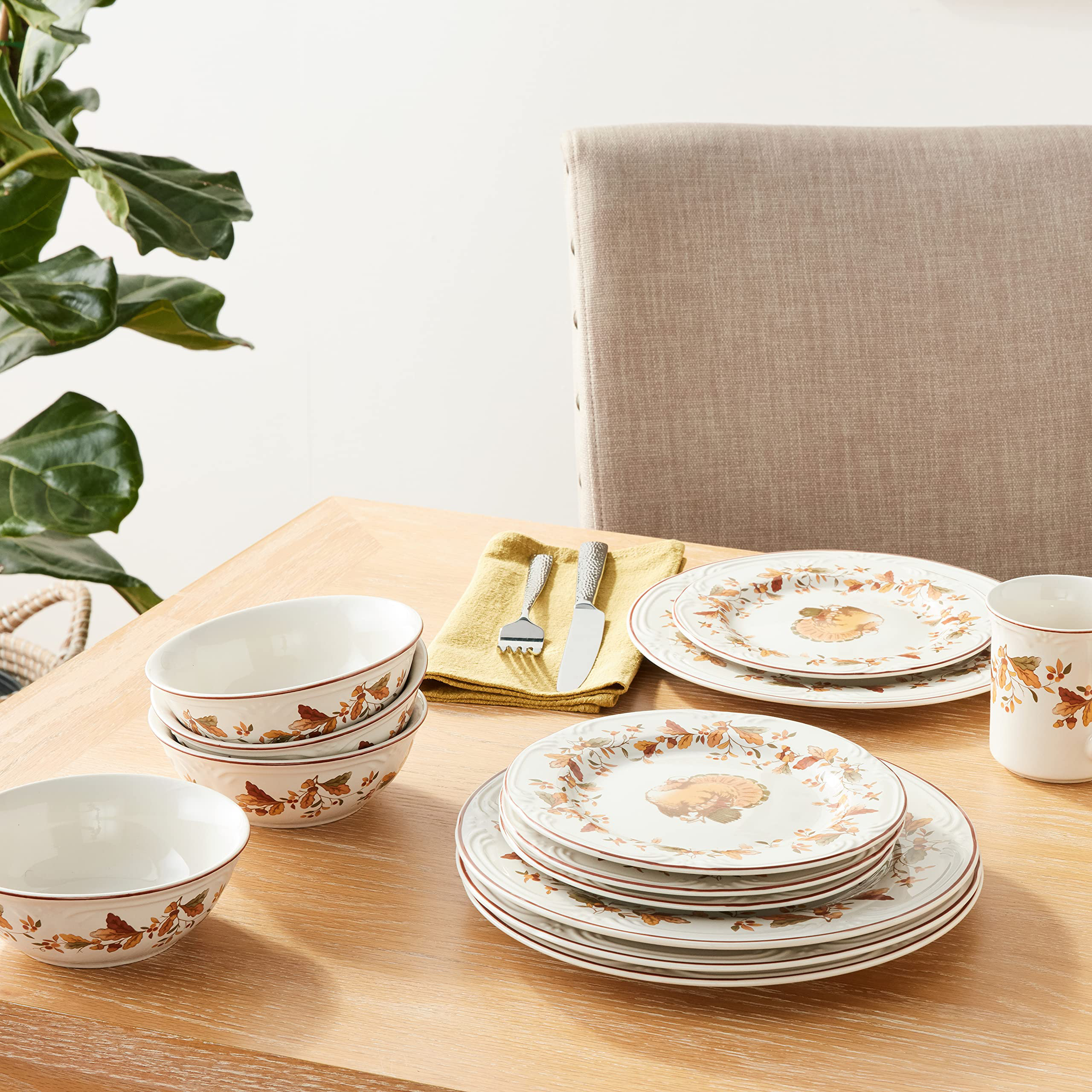 Rosalind Wheeler Byrom 16 Piece Melamine Dinnerware Set - Service for 4 ...